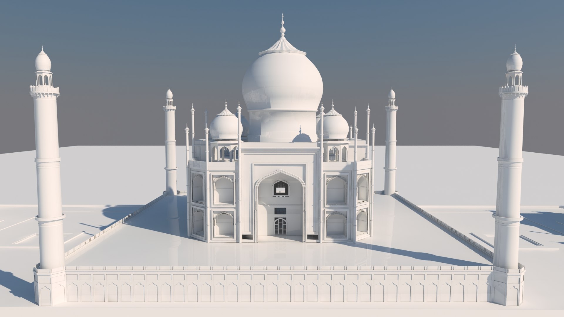 3D Taj Mahal Model - TurboSquid 1395642