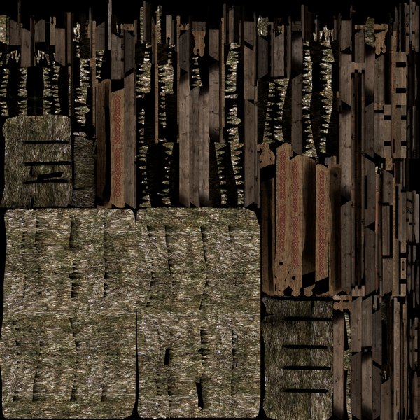 Medieval straw hut 3D model - TurboSquid 1293676