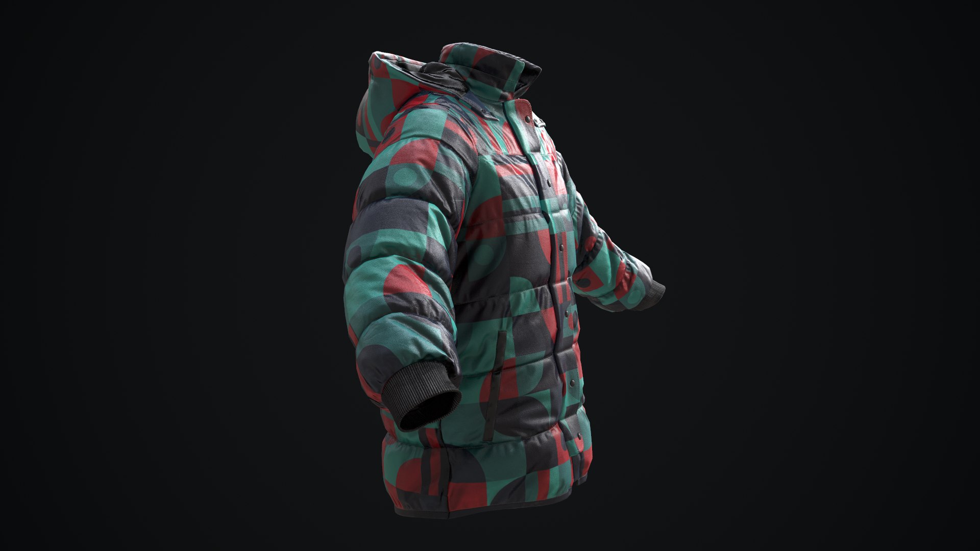 Winter Jacket 3D Model - TurboSquid 1674572