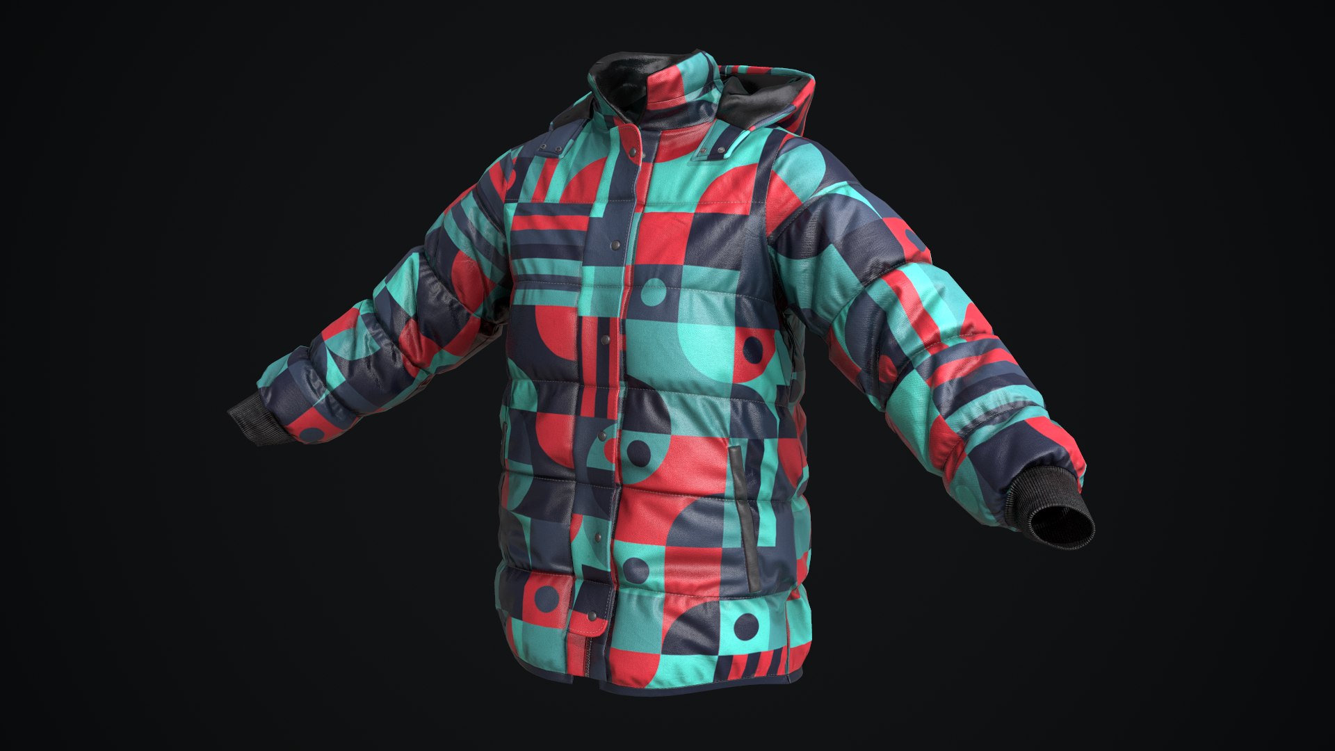 Winter Jacket 3D Model - TurboSquid 1674572