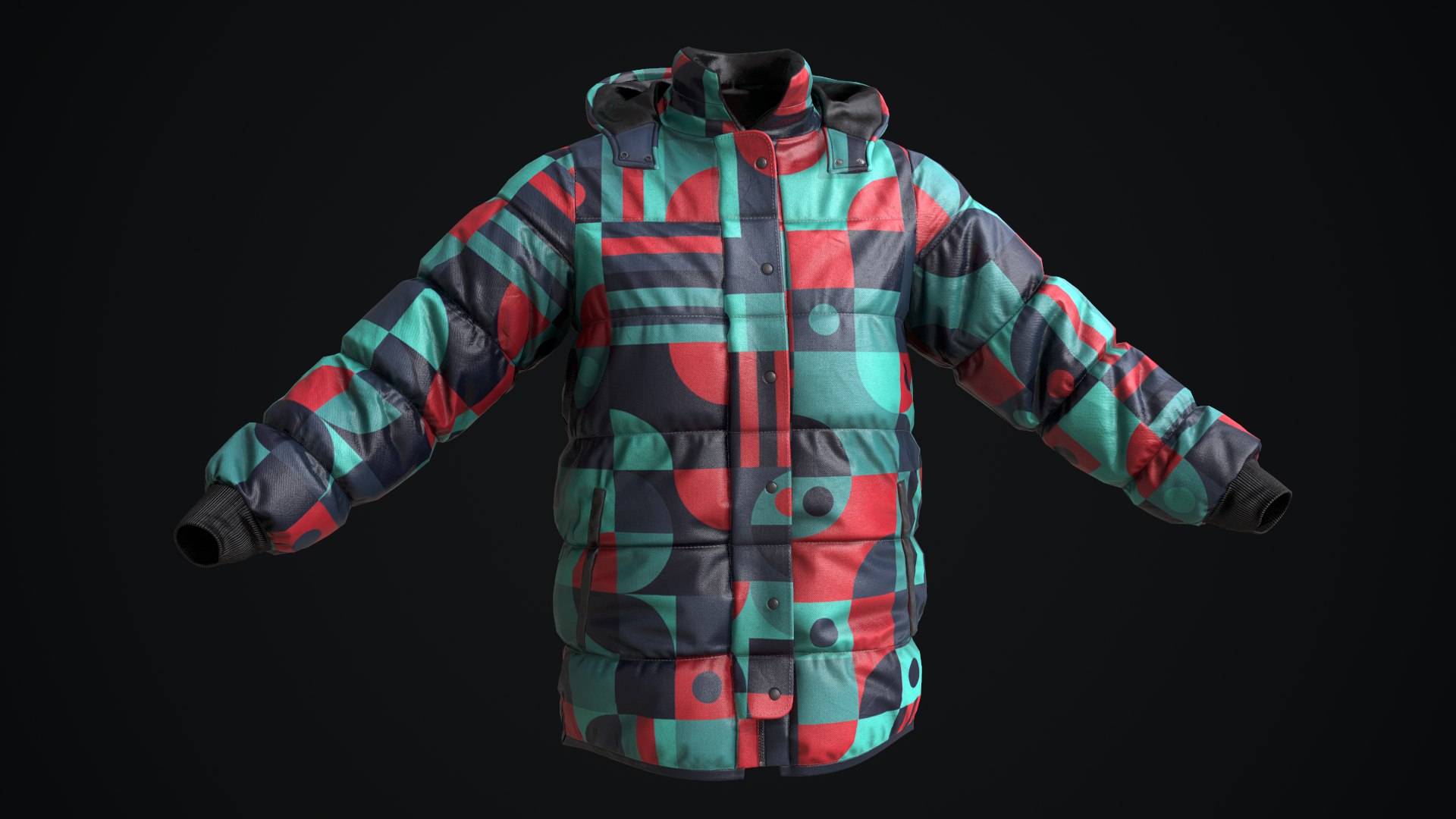 Winter Jacket 3D Model - TurboSquid 1674572