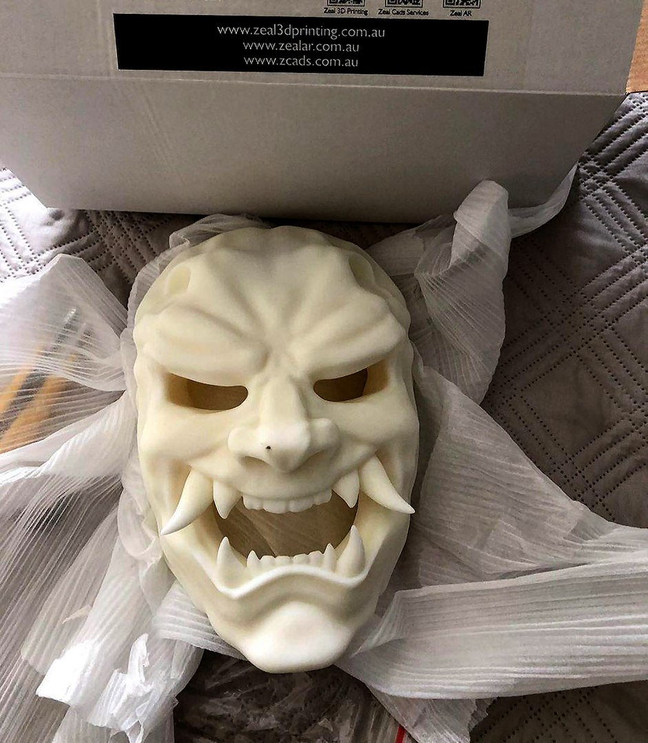 Oni Mask - Traditional Japanese Demon Mask 3D Model - TurboSquid 1974135