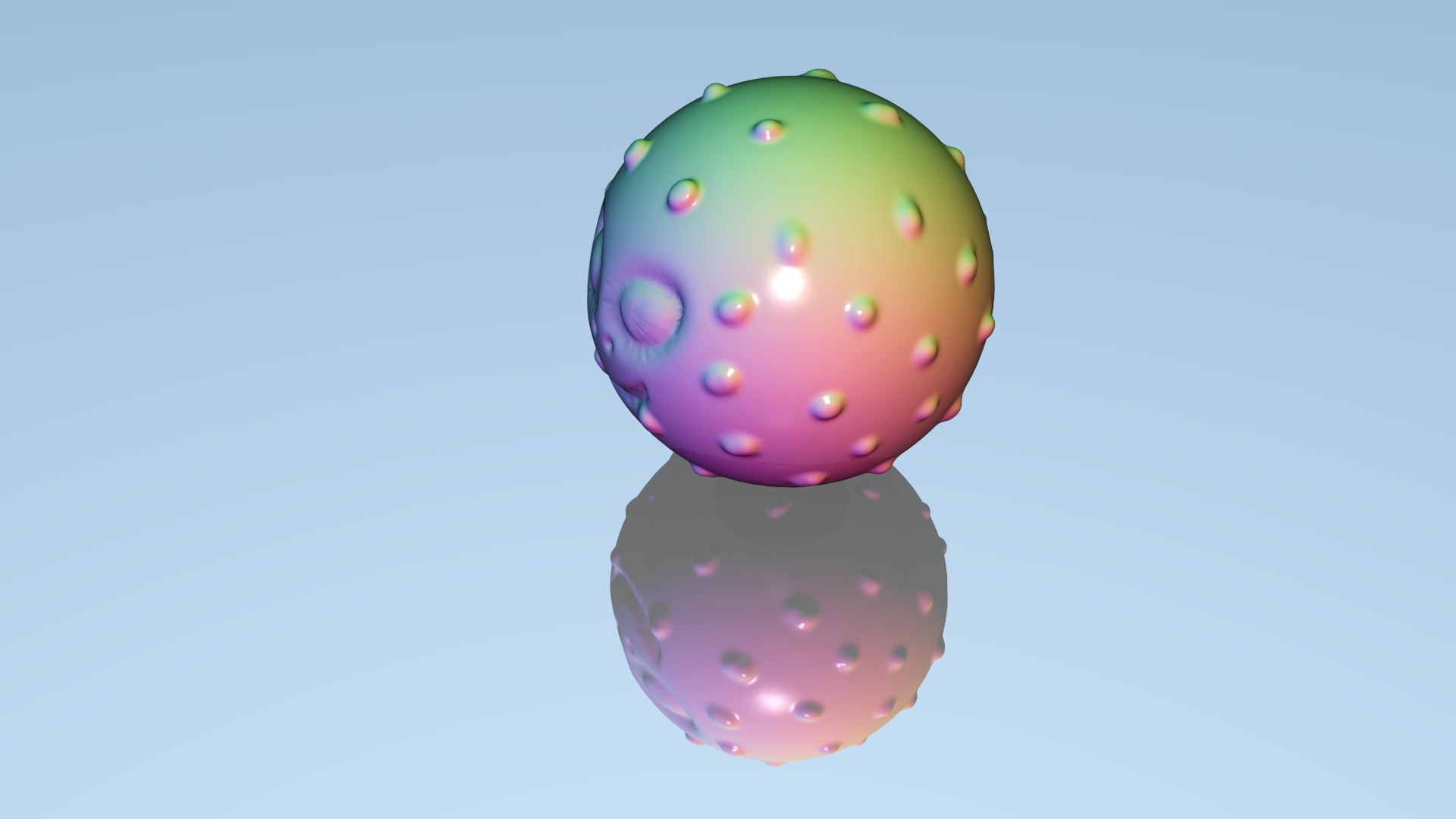 Face Balls 3d Model