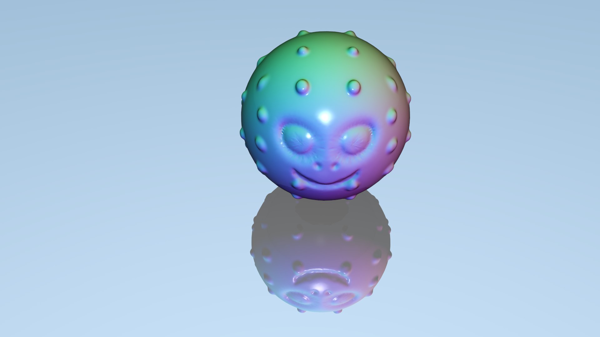 Face Balls 3d Model