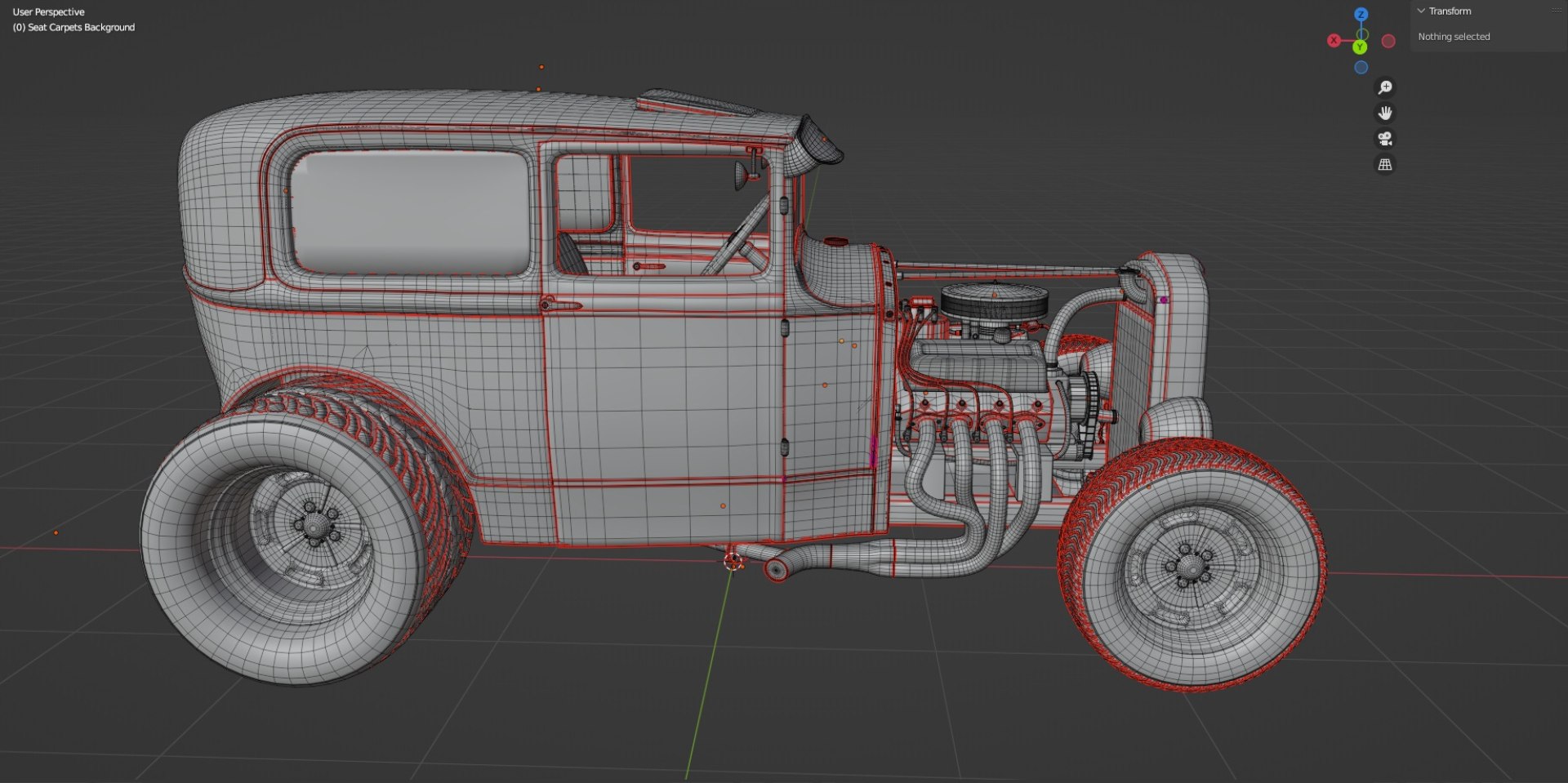 3D Street Hot Rod - TurboSquid 1911959
