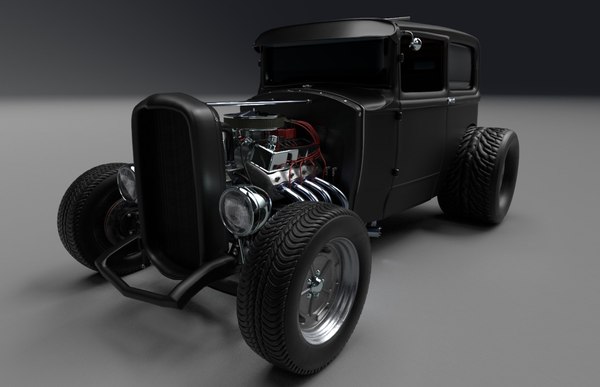 Hot Rod 3D Models for Download | TurboSquid