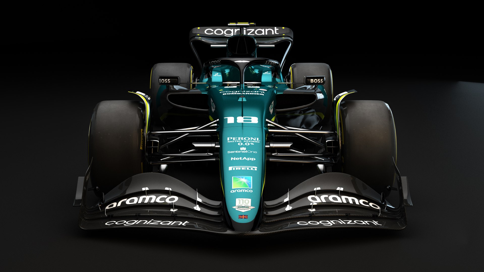 3D F1 Aston Martin AMR23 Model - TurboSquid 2038481
