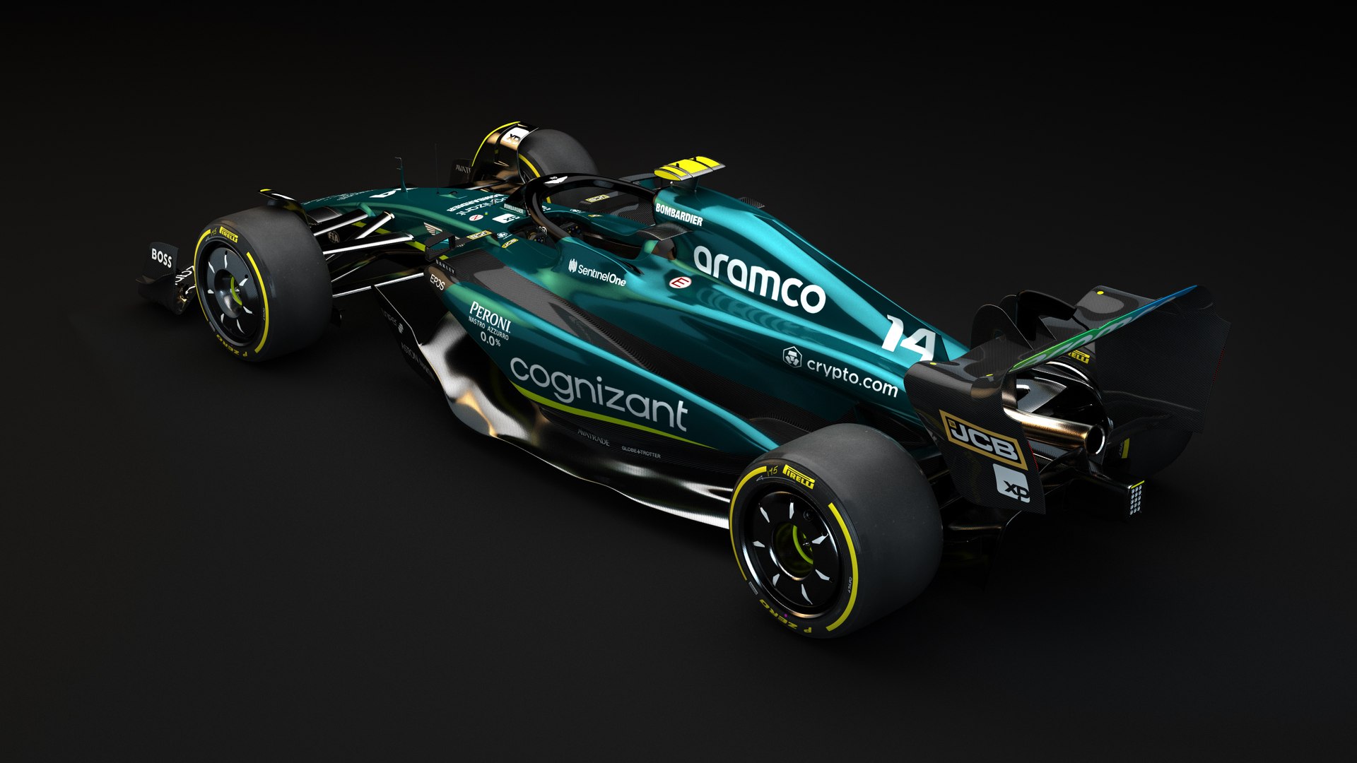 3D F1 Aston Martin AMR23 Model - TurboSquid 2038481