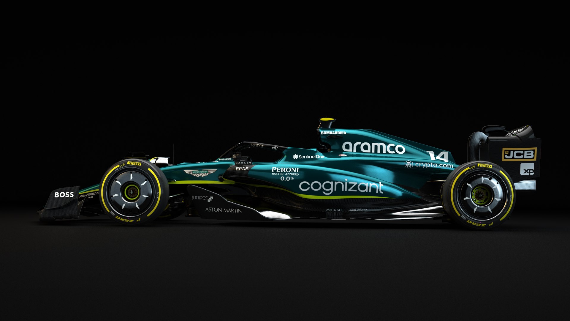 3D F1 Aston Martin AMR23 Model - TurboSquid 2038481