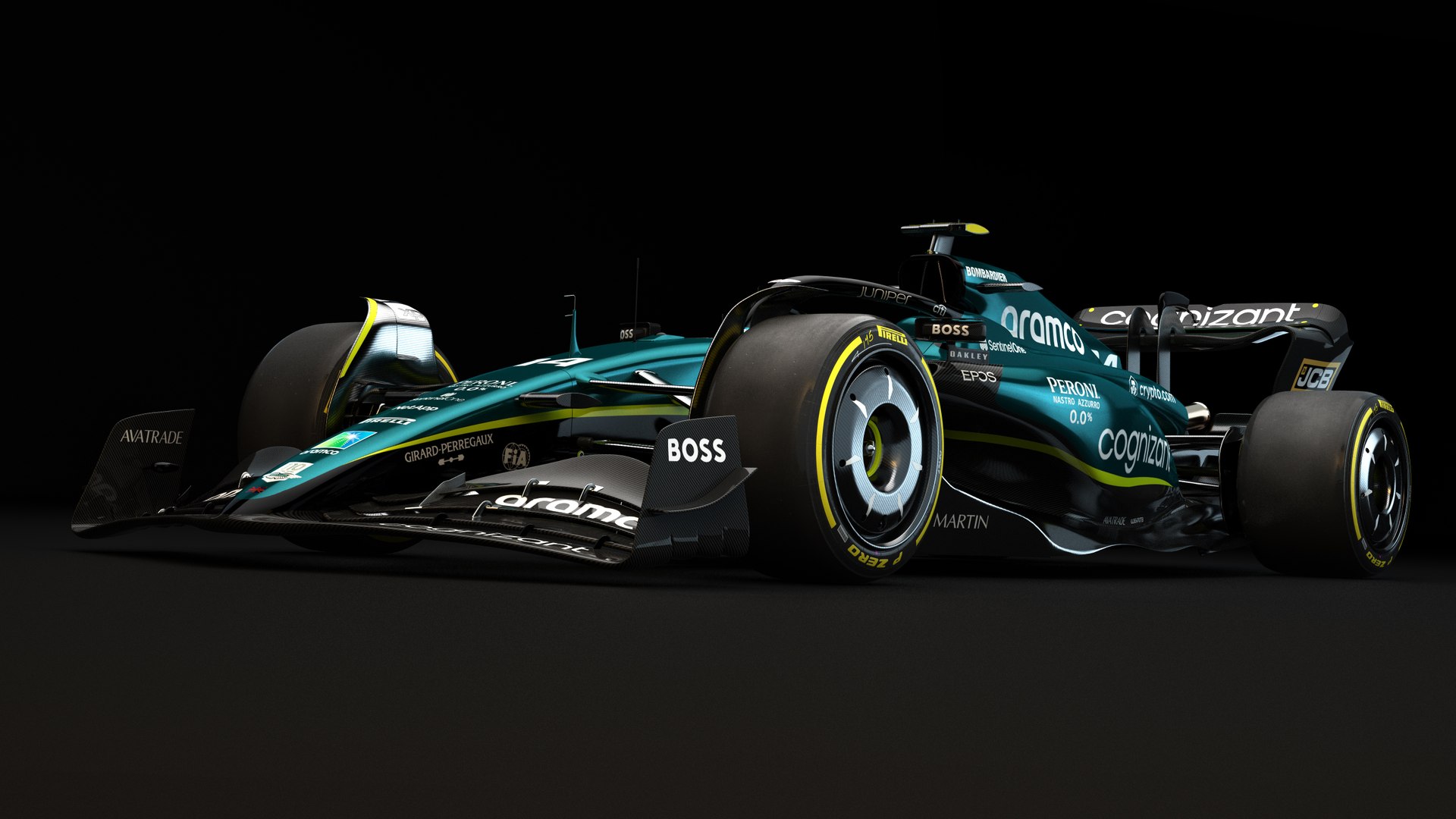 3D F1 Aston Martin AMR23 Model - TurboSquid 2038481