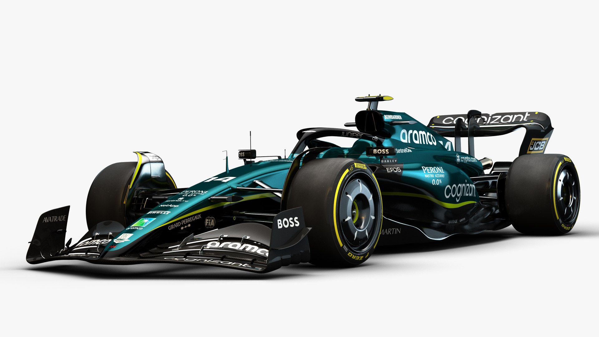 3D F1 Aston Martin AMR23 model - TurboSquid 2038481