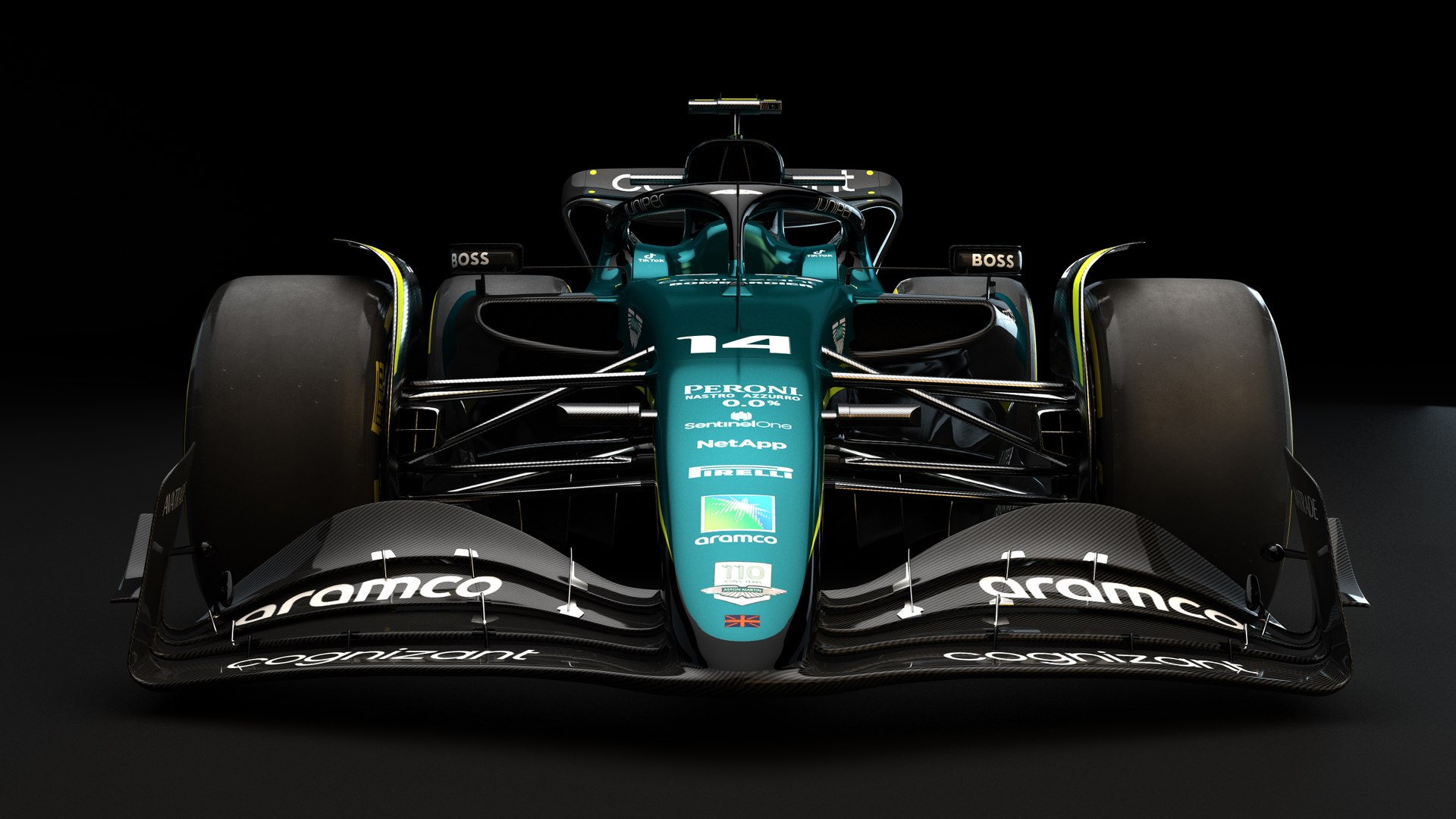 3D F1 Aston Martin AMR23 Model - TurboSquid 2038481