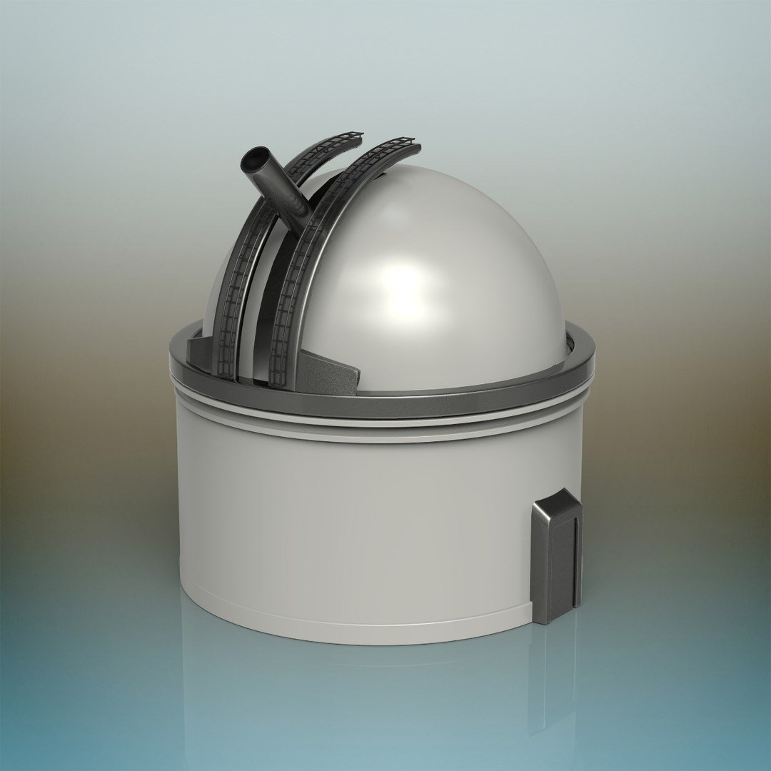 3D Building Observatory Architecture Model - TurboSquid 1696169