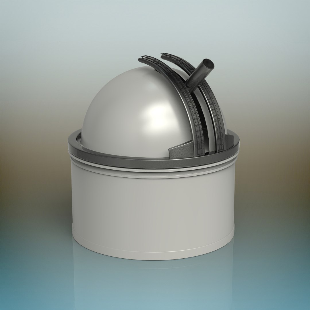 3D Building Observatory Architecture Model - TurboSquid 1696169