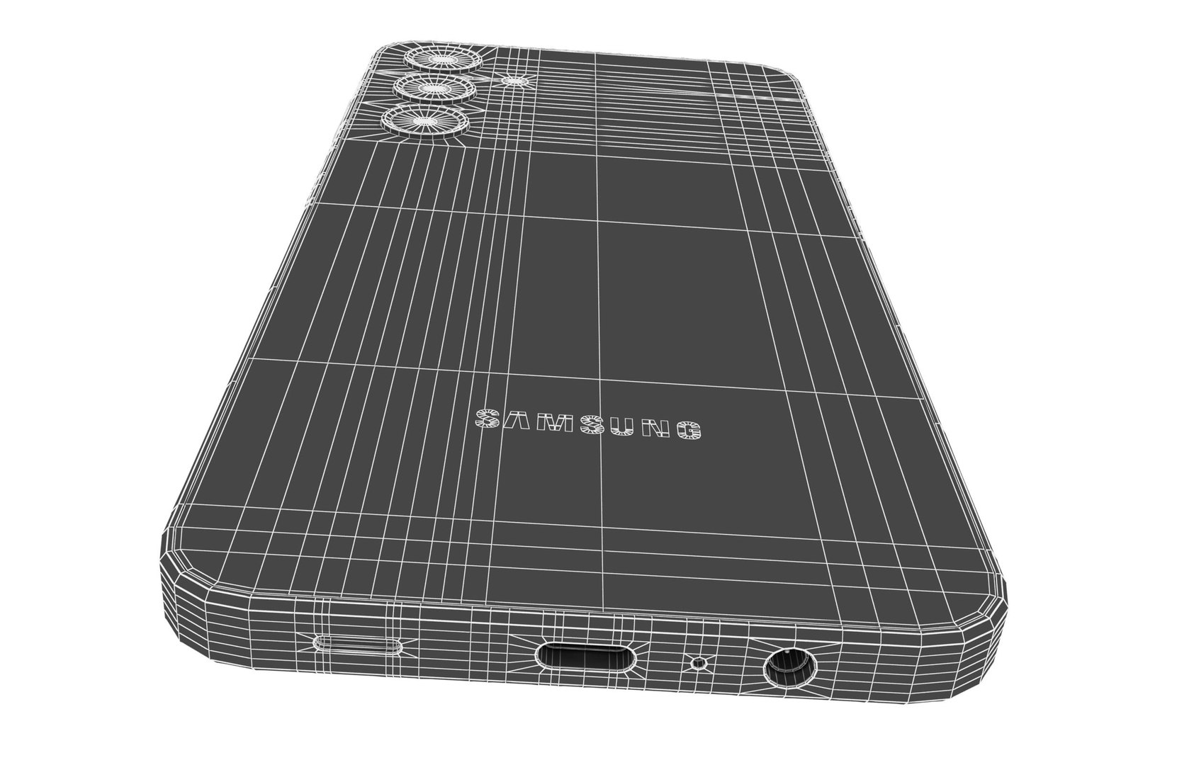 Samsung Galaxy A16 4G Light Gray Low Poly Model - TurboSquid 2481534