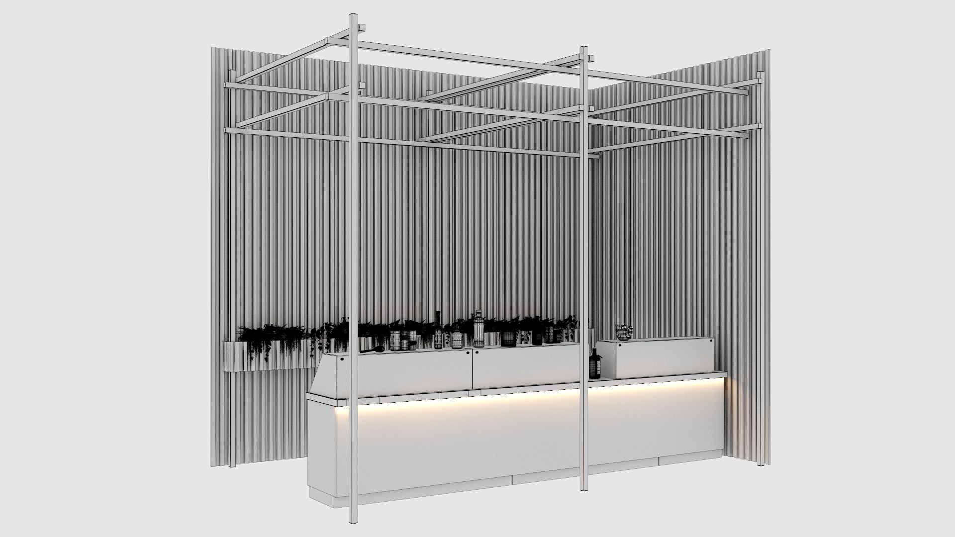 Counter Table 3D - TurboSquid 1753520
