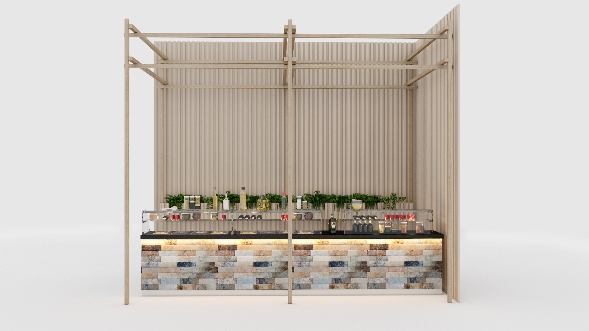 Counter Table 3D - TurboSquid 1753520