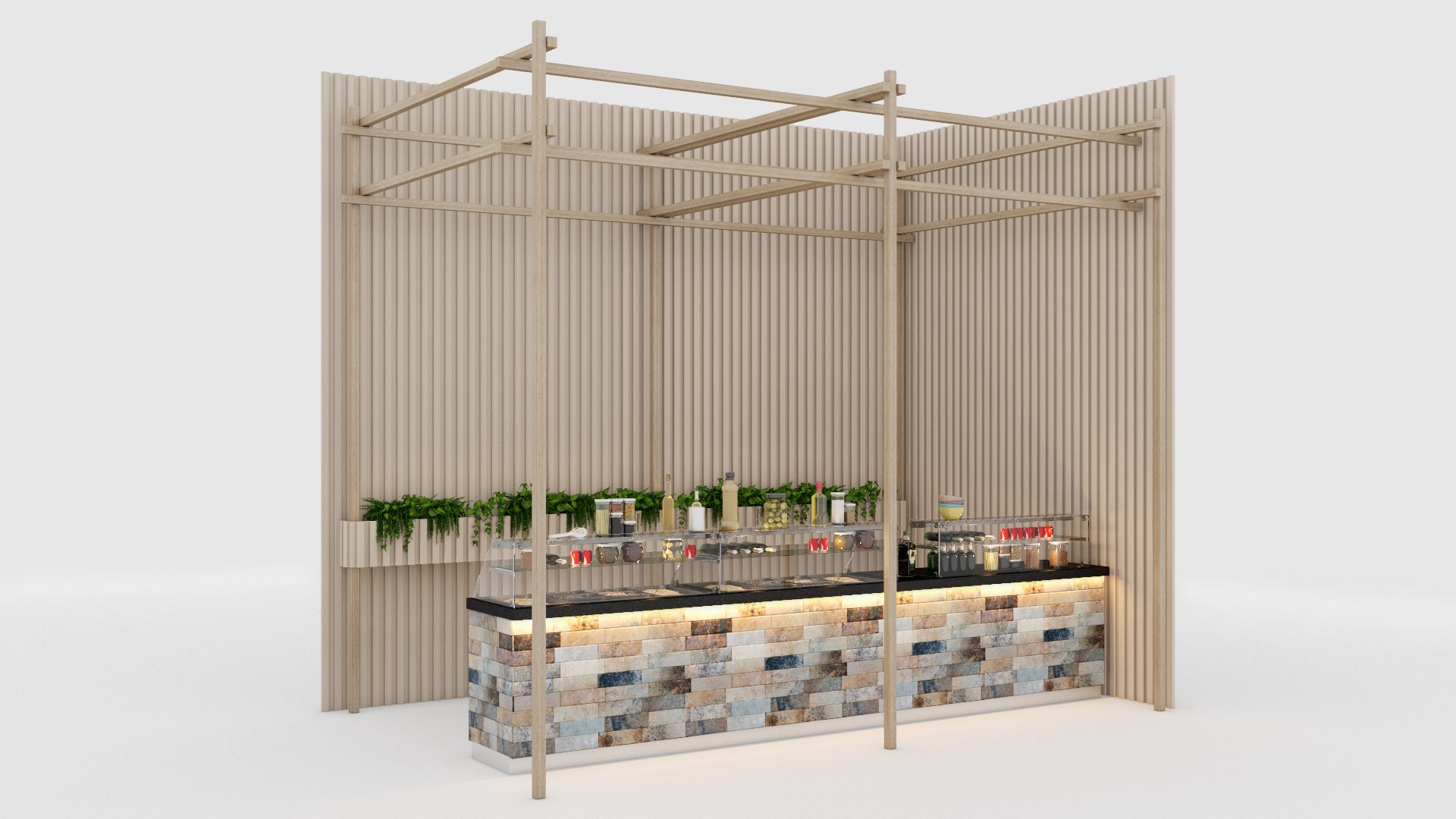 Counter Table 3D - TurboSquid 1753520