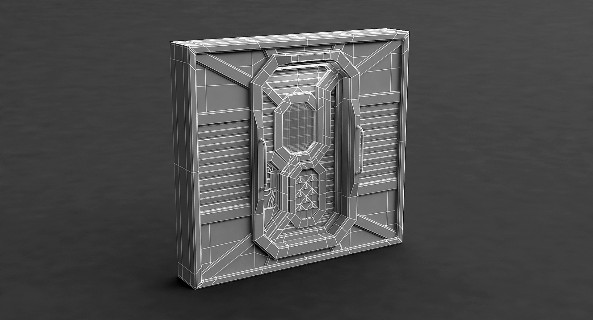3d Sci-fi Door