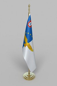Azores Flag 3D Models for Download | TurboSquid