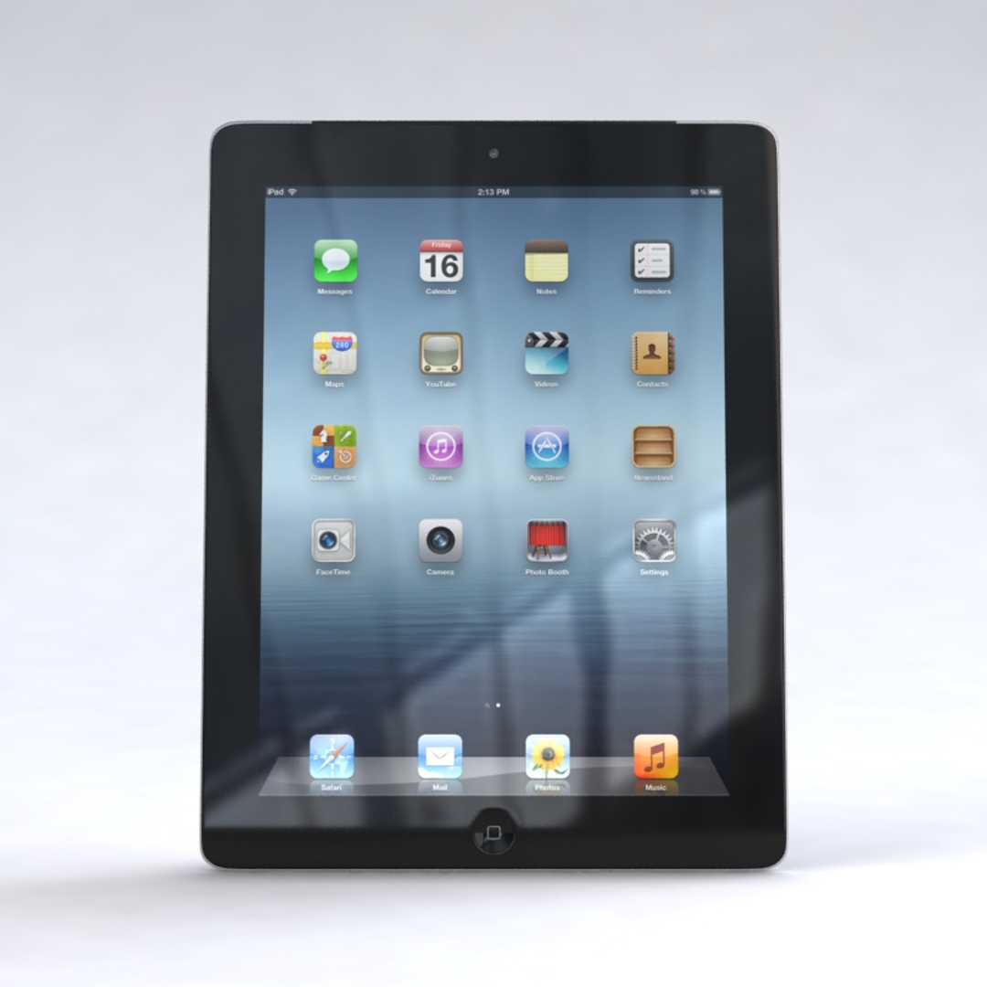 Apple Ipad 3 4 3d Model