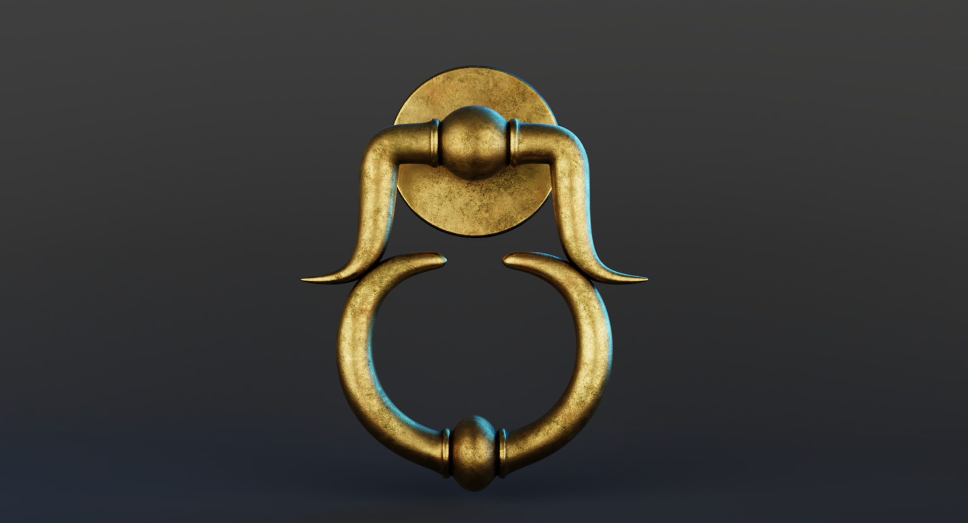 Door Handle 6 Brass 3D Model - TurboSquid 1314941
