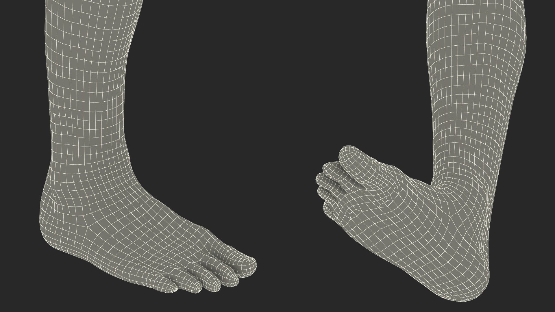 3D Model Realistic Asian Male Leg - TurboSquid 2295999