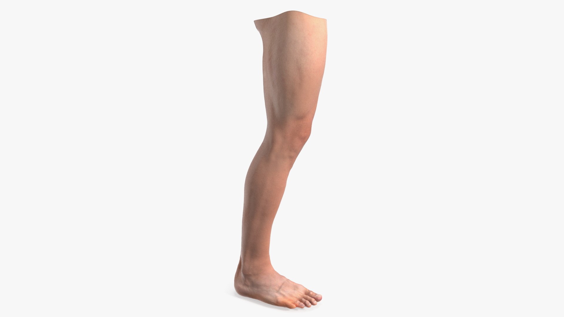 3D Model Realistic Asian Male Leg - TurboSquid 2295999