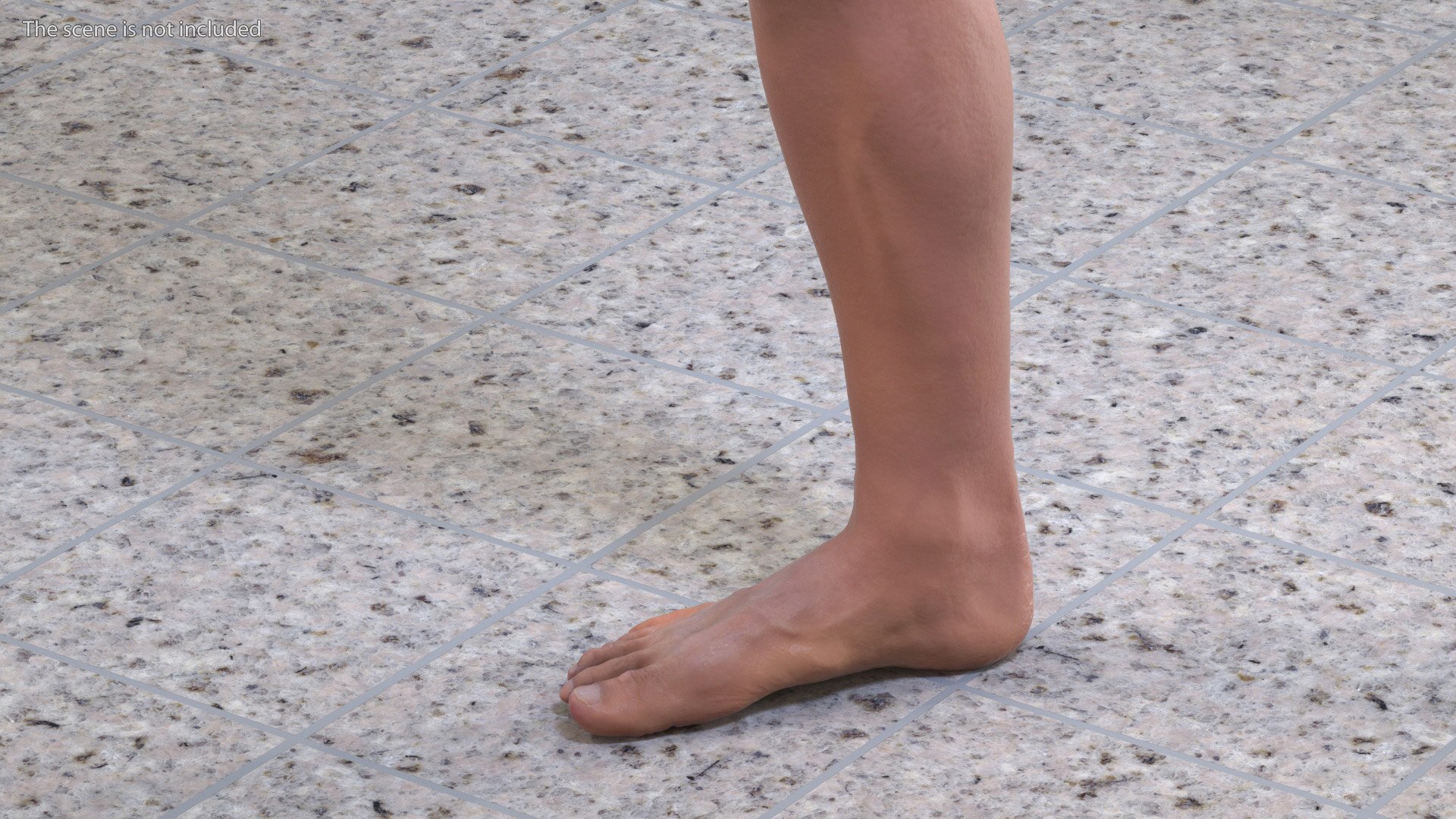 3D Model Realistic Asian Male Leg - TurboSquid 2295999