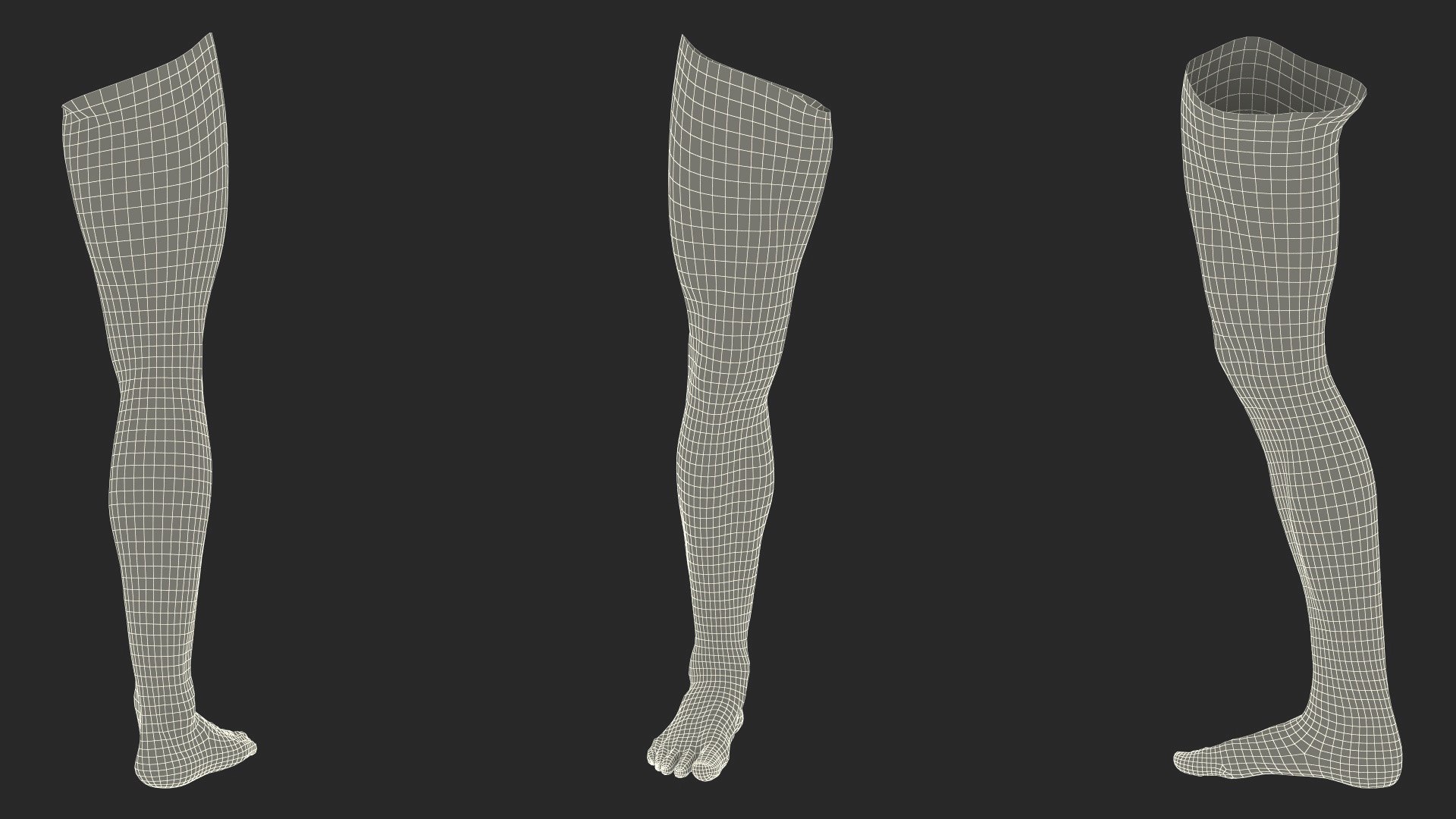 3D Model Realistic Asian Male Leg - TurboSquid 2295999