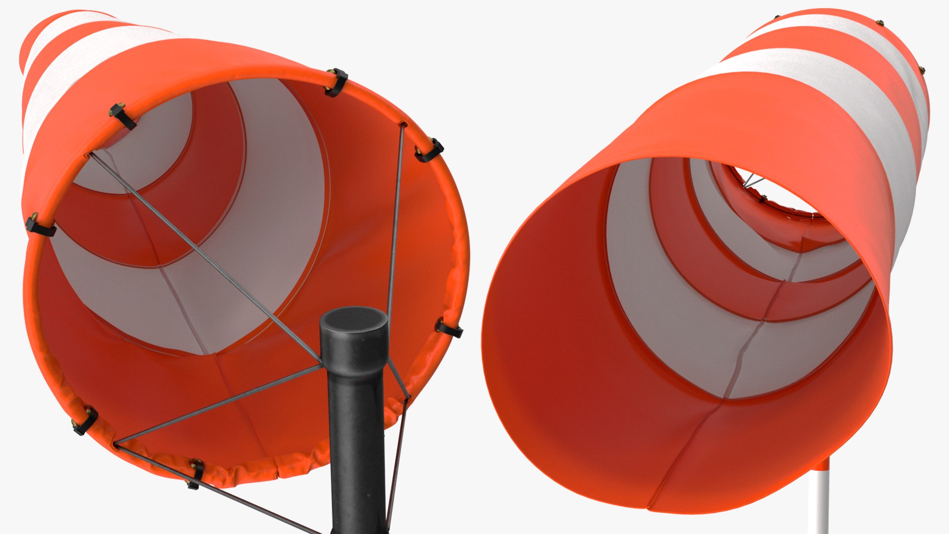 Striped Windsocks Collection 3D model - TurboSquid 2035864