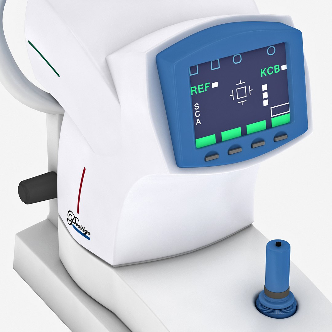 3d Model Auto Ref Keratometer