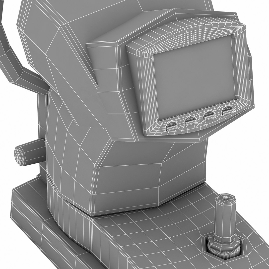3d model auto ref keratometer