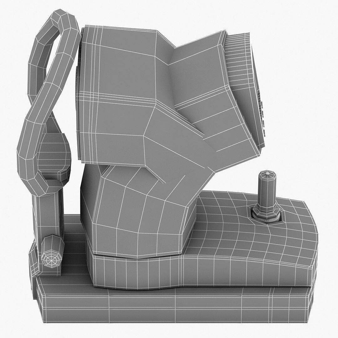 3d model auto ref keratometer