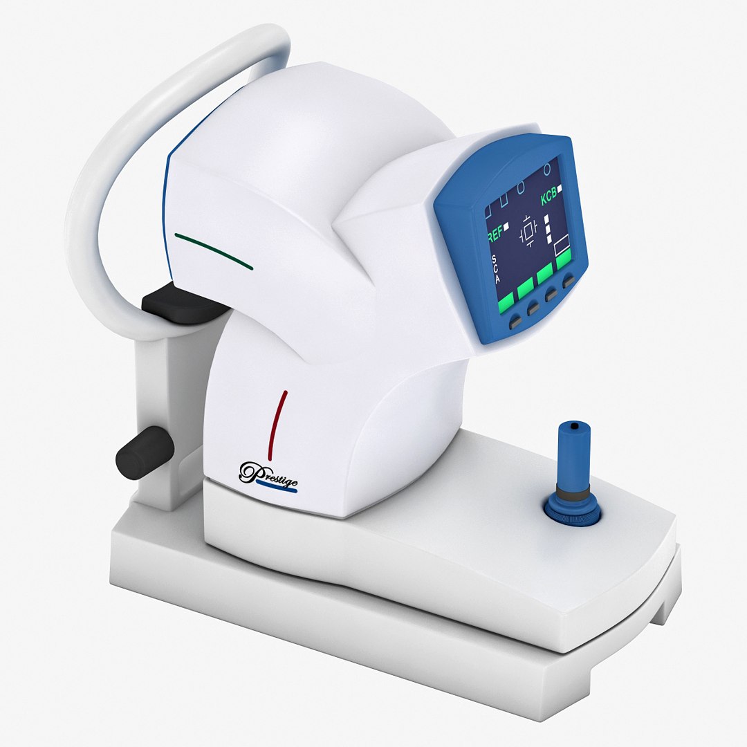 3d Model Auto Ref Keratometer