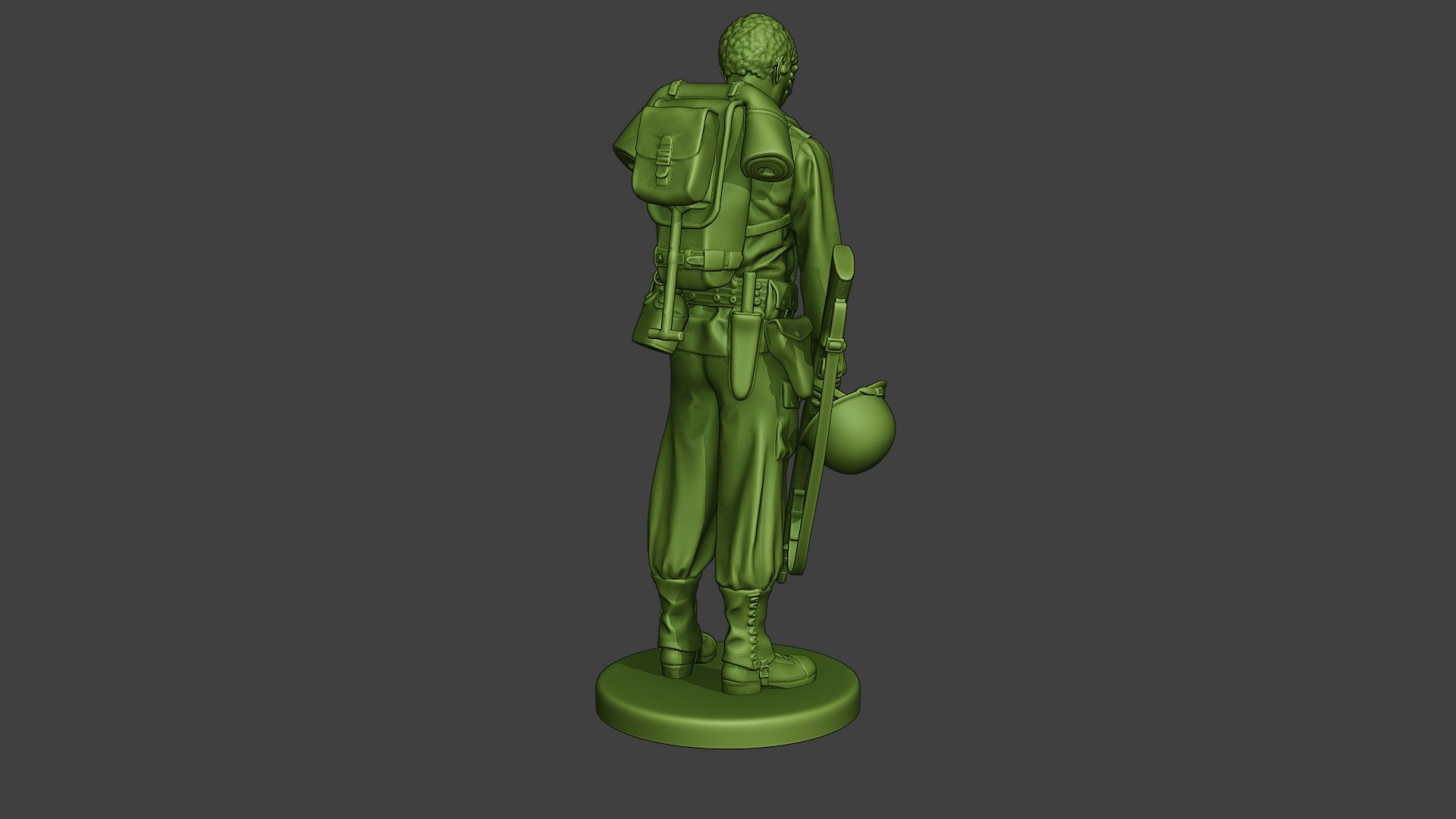 3D Model Soldier Ww2 Crying American - TurboSquid 1655801