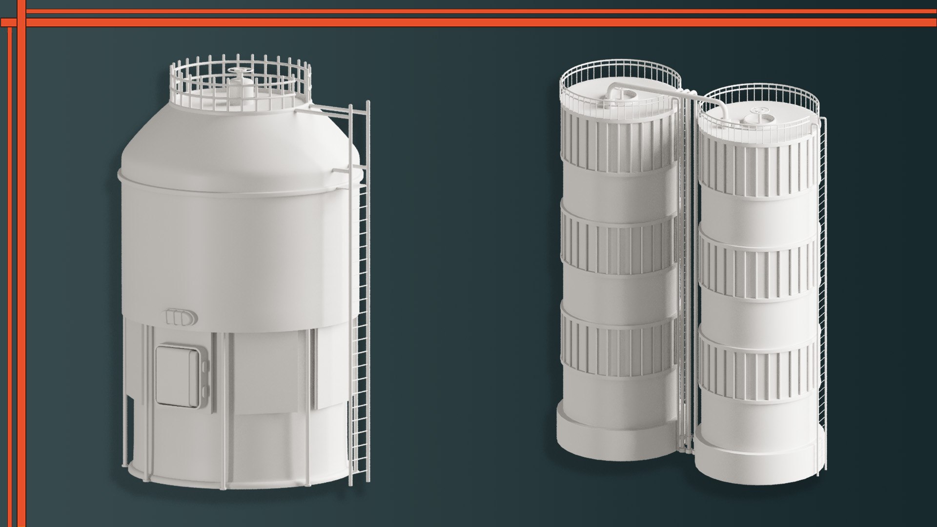 3D Factory Units VOL-01 - TurboSquid 2156202