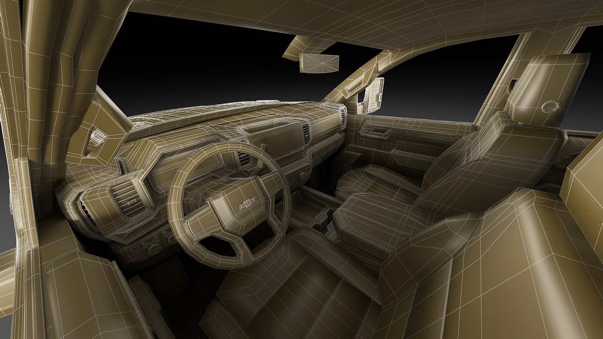 3D Chevrolet Silverado 3500 HD Dually 2024 High Country Model ...
