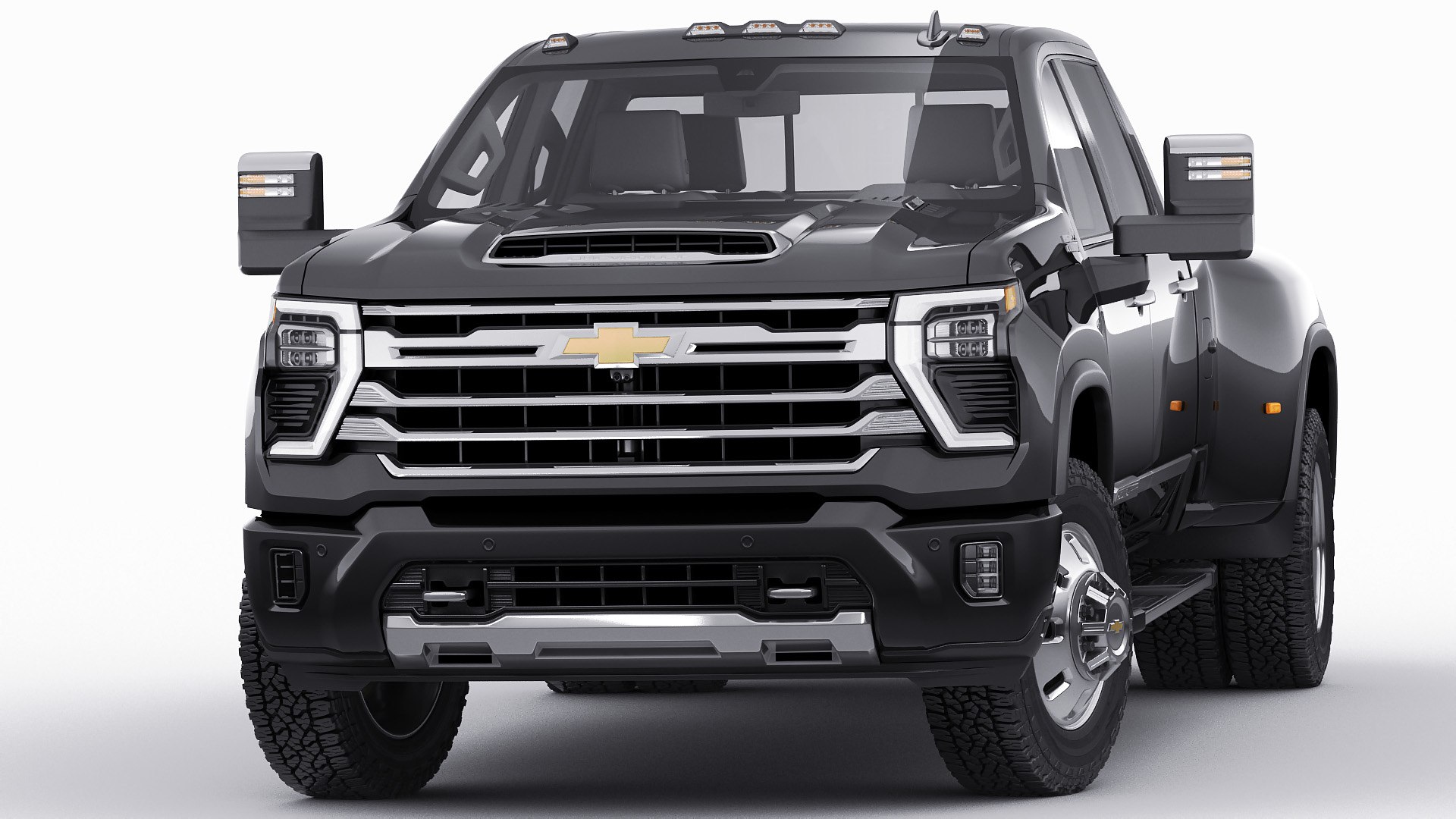 3D Chevrolet Silverado 3500 HD Dually 2024 High Country Model ...