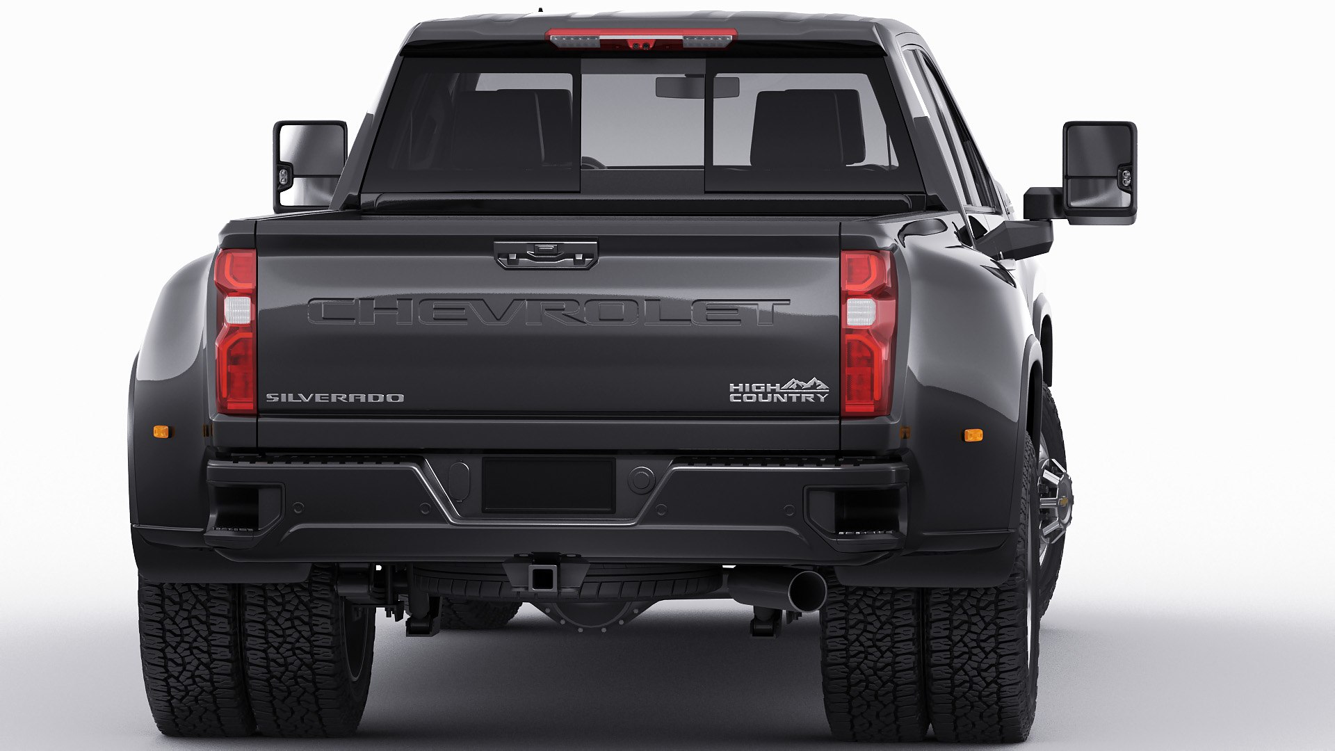 3D Chevrolet Silverado 3500 HD Dually 2024 High Country Model ...
