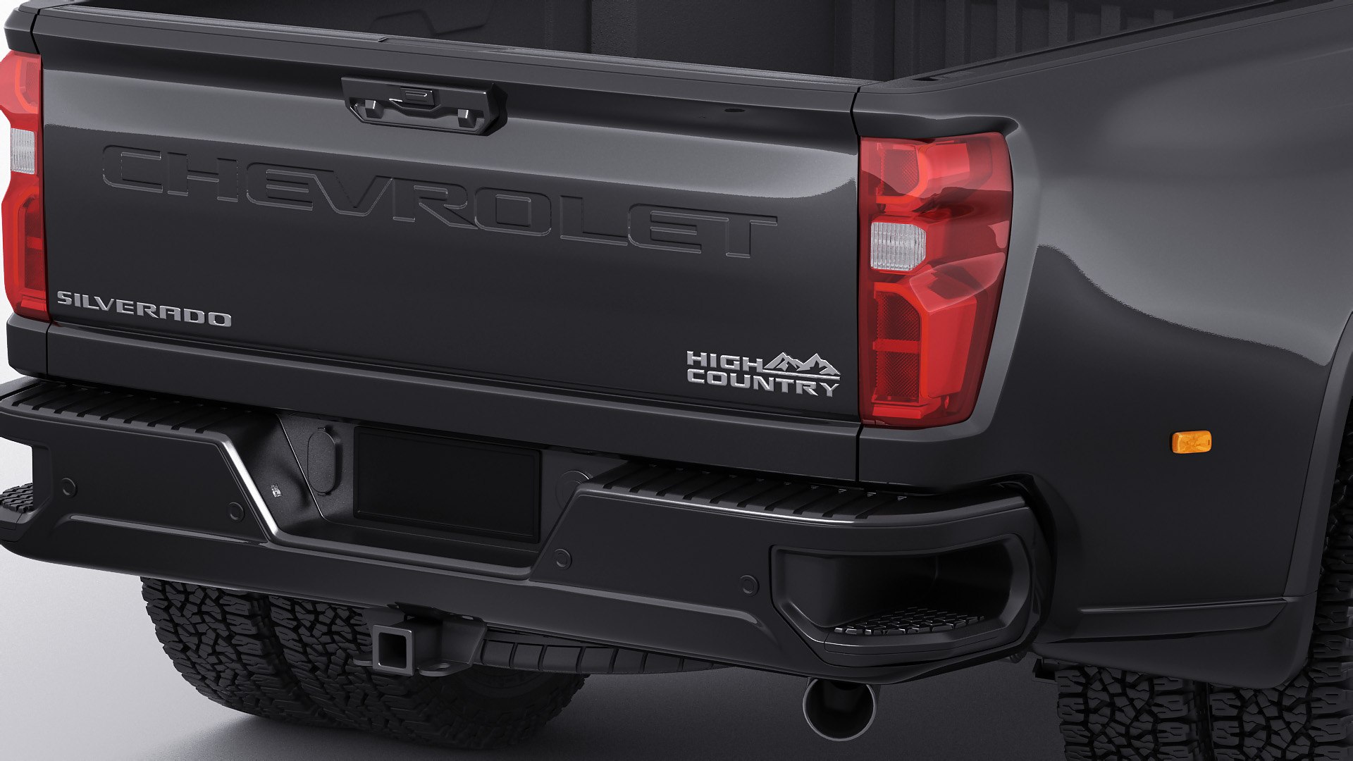 3D Chevrolet Silverado 3500 HD Dually 2024 High Country Model ...