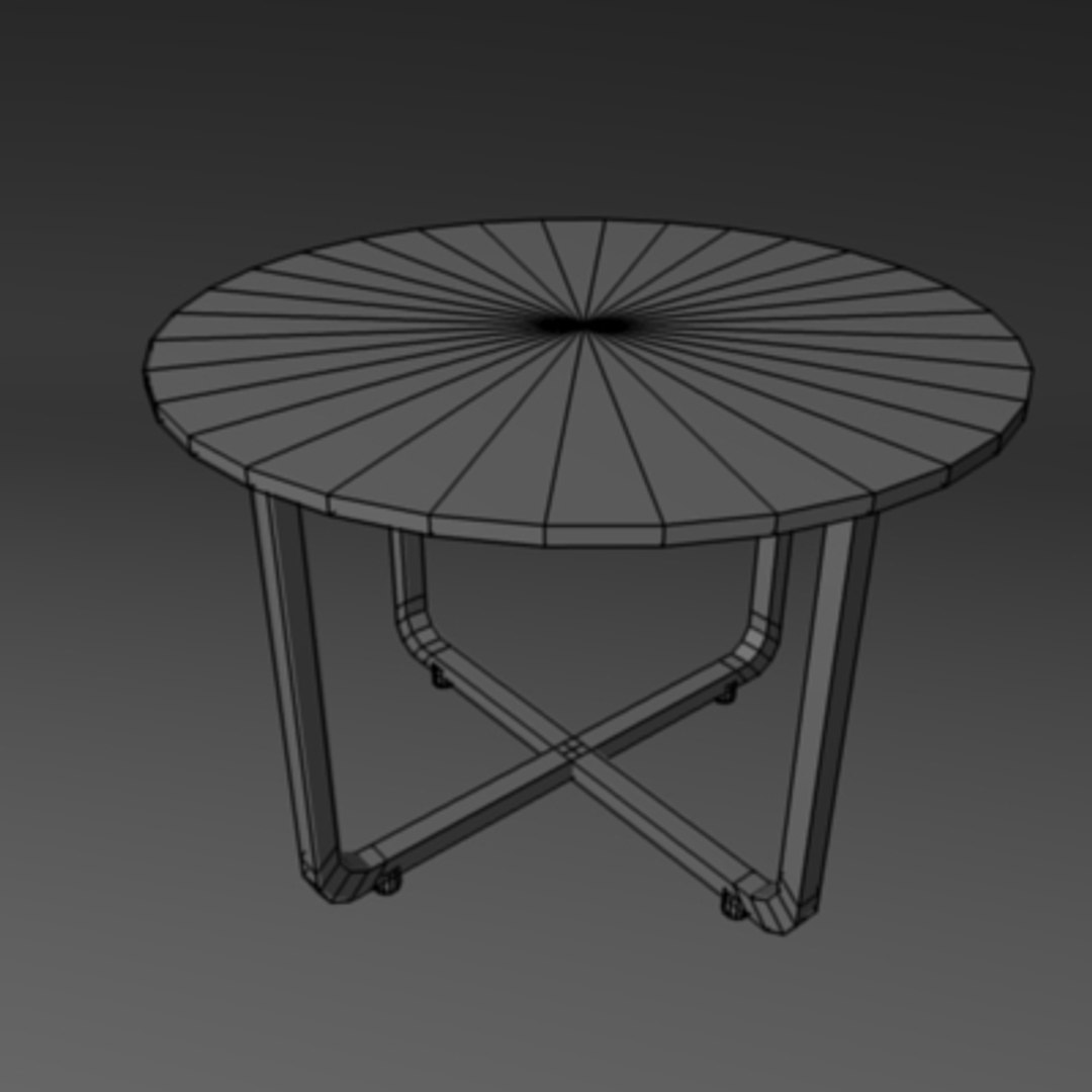 Glass Table 3d 3ds