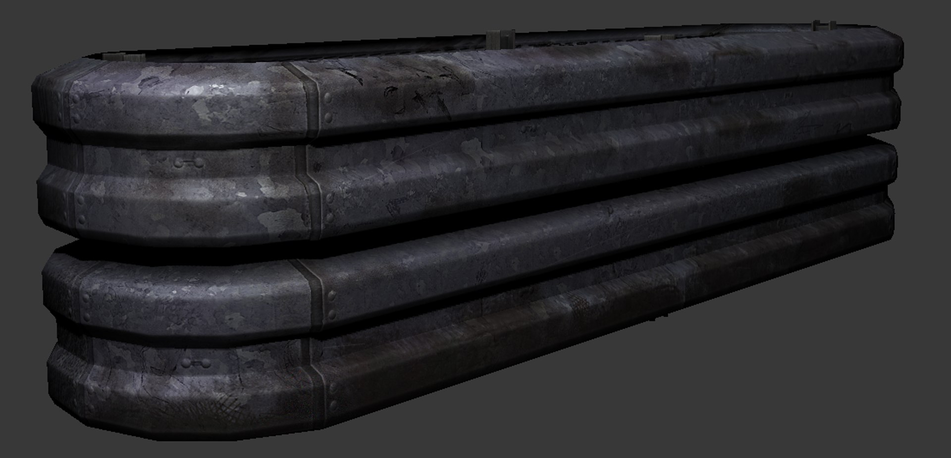 3d Max Crash Barrier