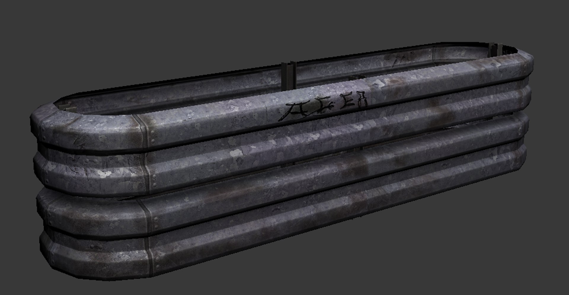 3d Max Crash Barrier
