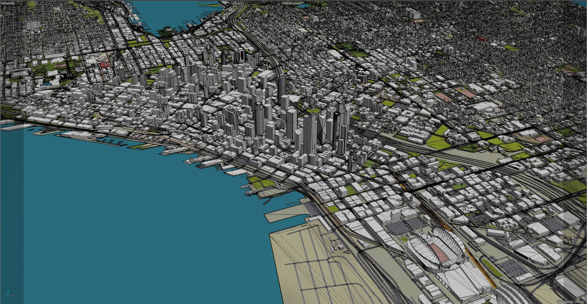 Seattle Downtown Washington USA Model - TurboSquid 1989767