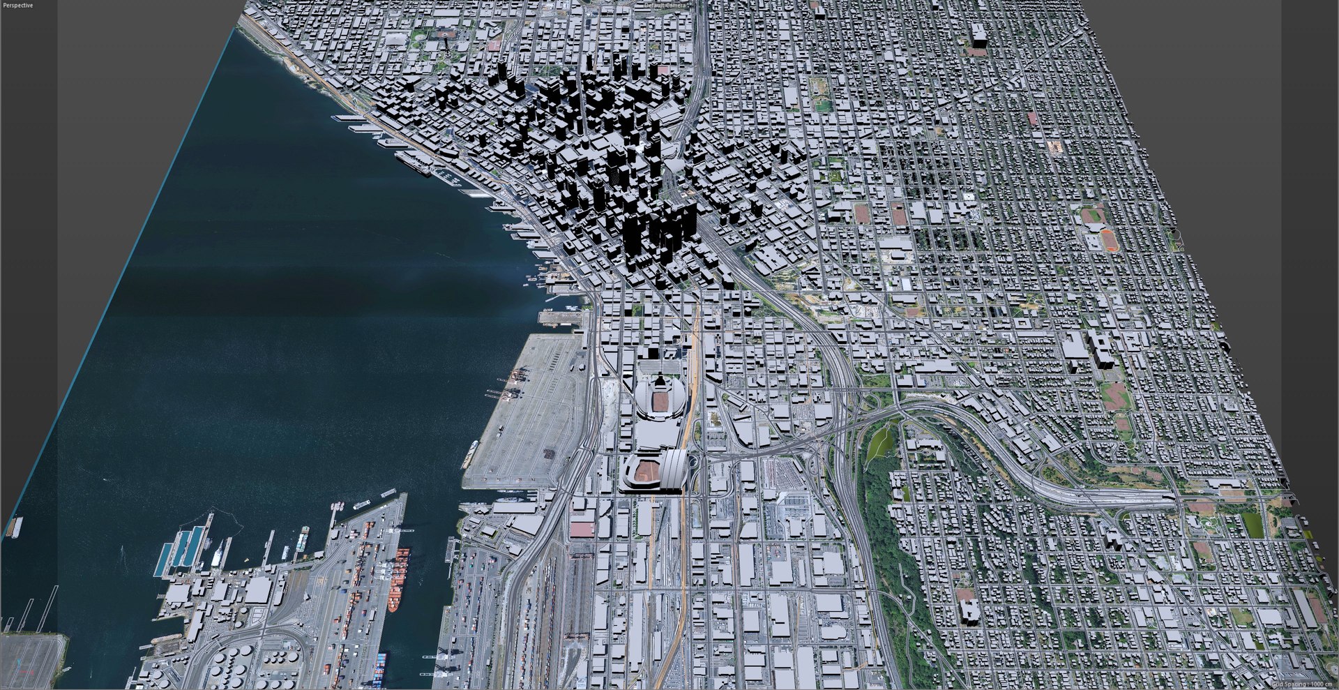 Seattle Downtown Washington USA Model - TurboSquid 1989767