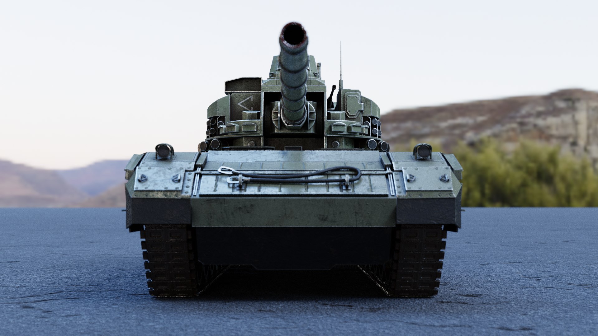 T-95 Tank 3D Model - TurboSquid 1642418