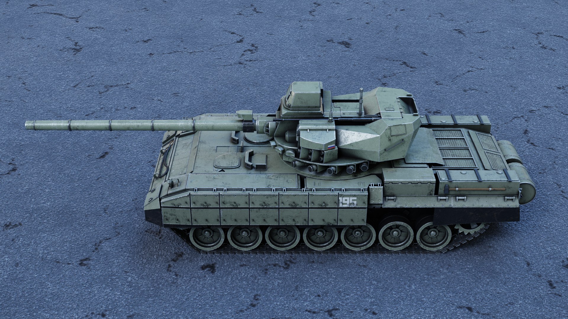 T-95 Tank 3D Model - TurboSquid 1642418
