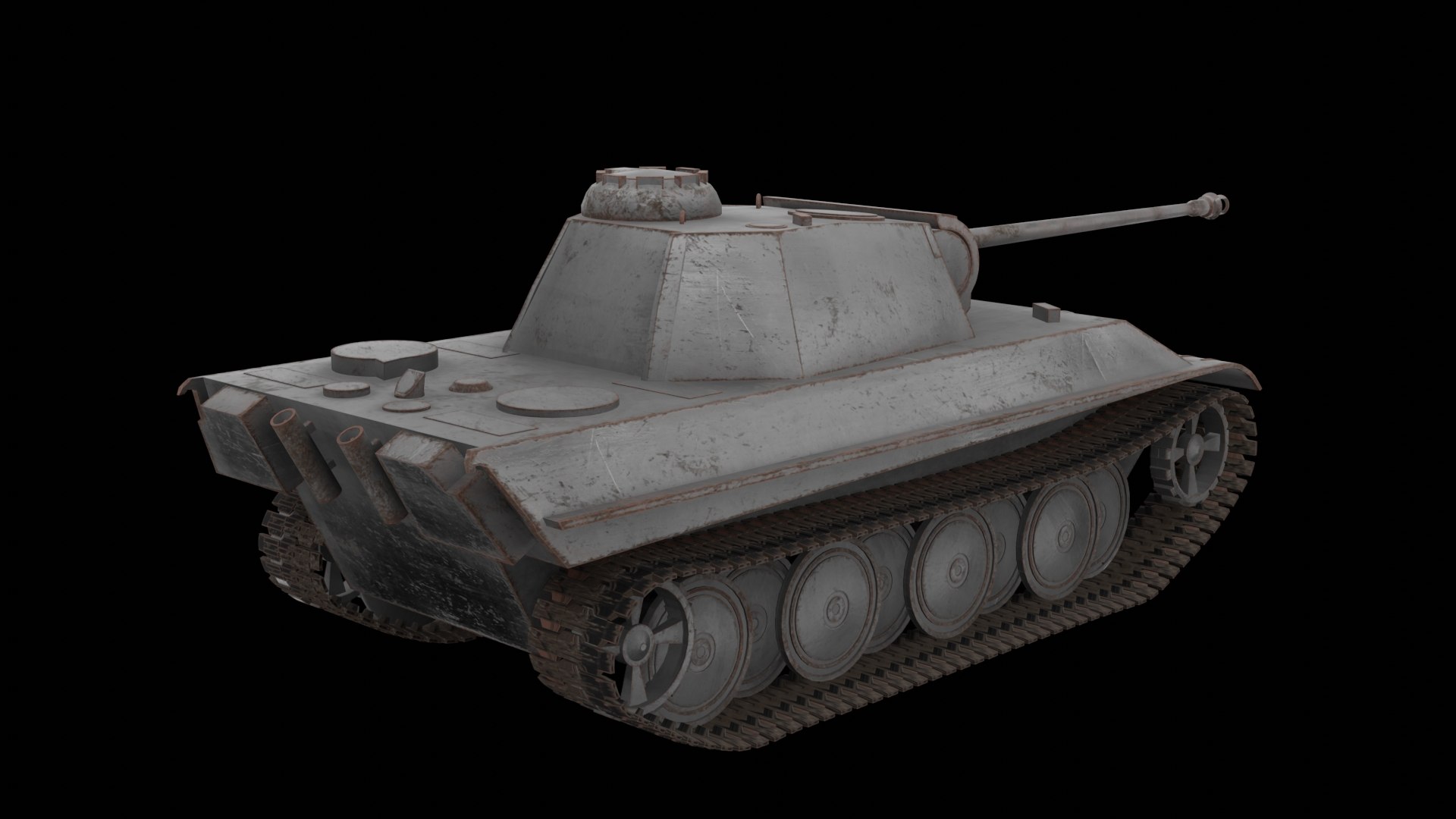 Panther Tank 3D - TurboSquid 1993062