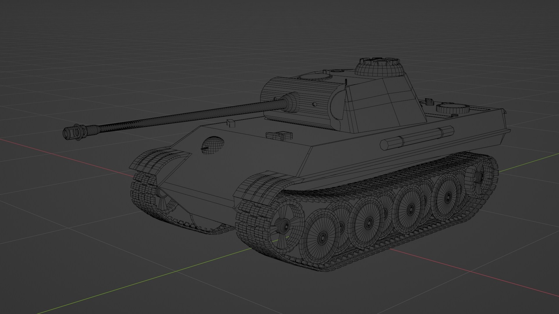Panther Tank 3D - TurboSquid 1993062